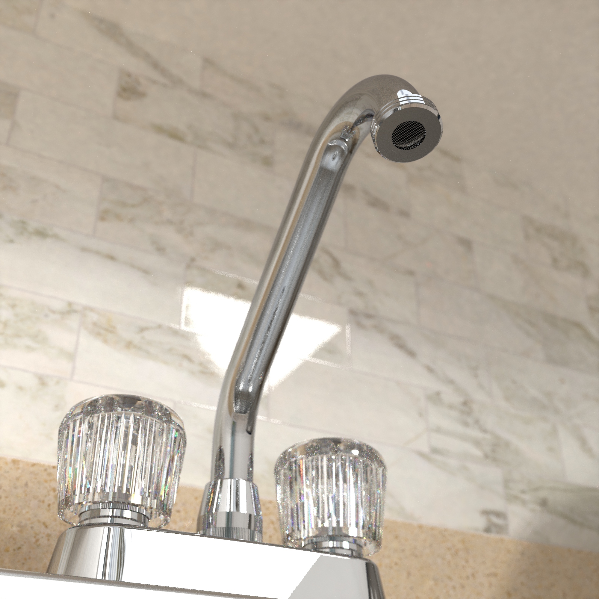 Laundry Tub Faucet with Swivel Spout and Installation Kit | Belanger